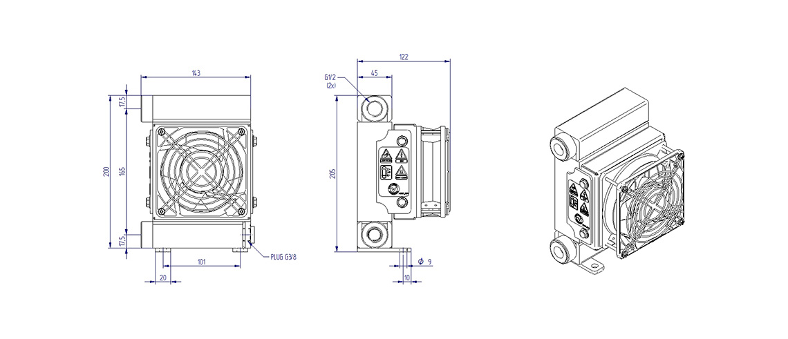 HY00501 AIR-OIL HEAT EXCHANGERS Oesse