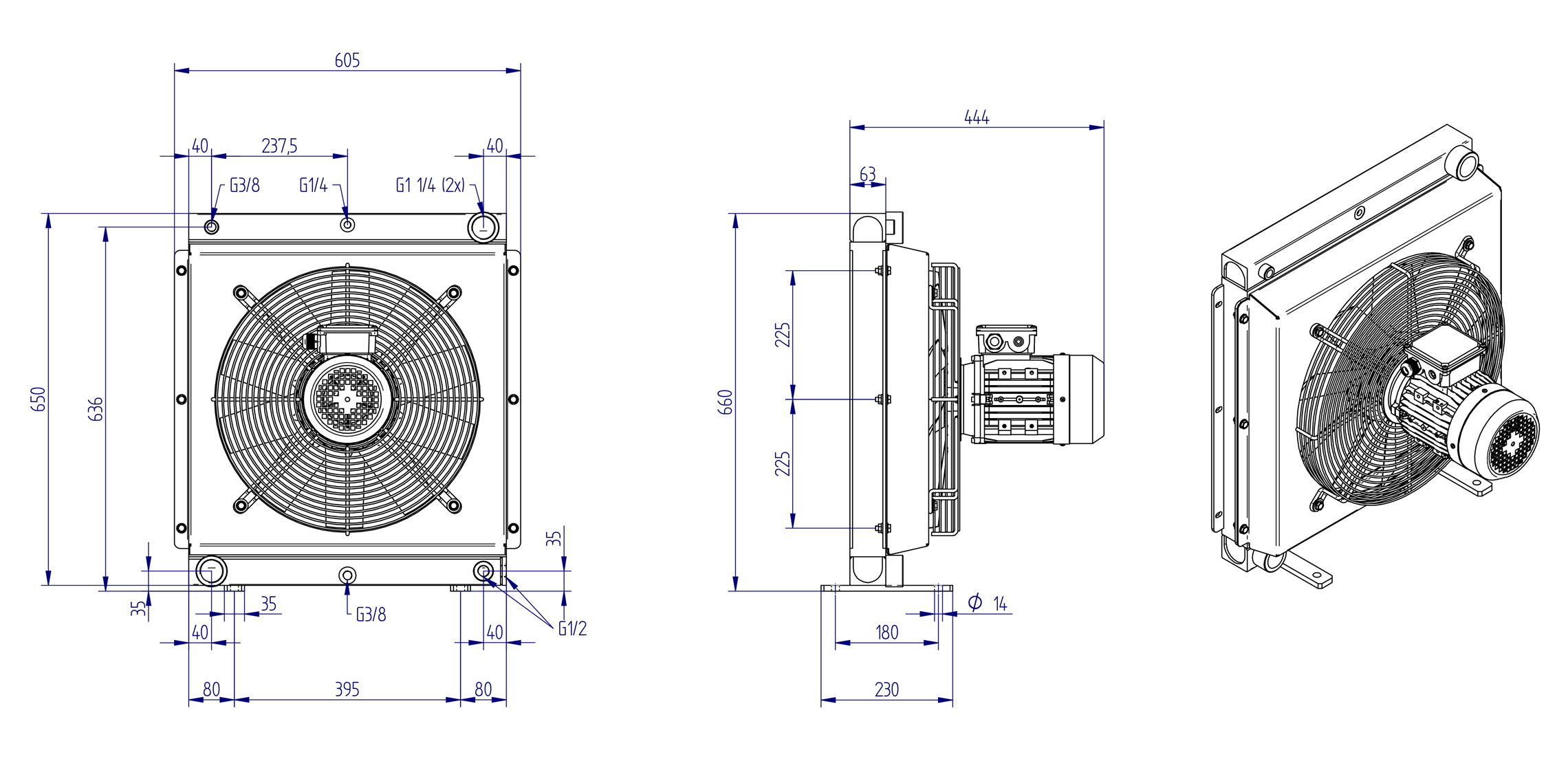 HY09007 AIR-OIL HEAT EXCHANGERS Oesse