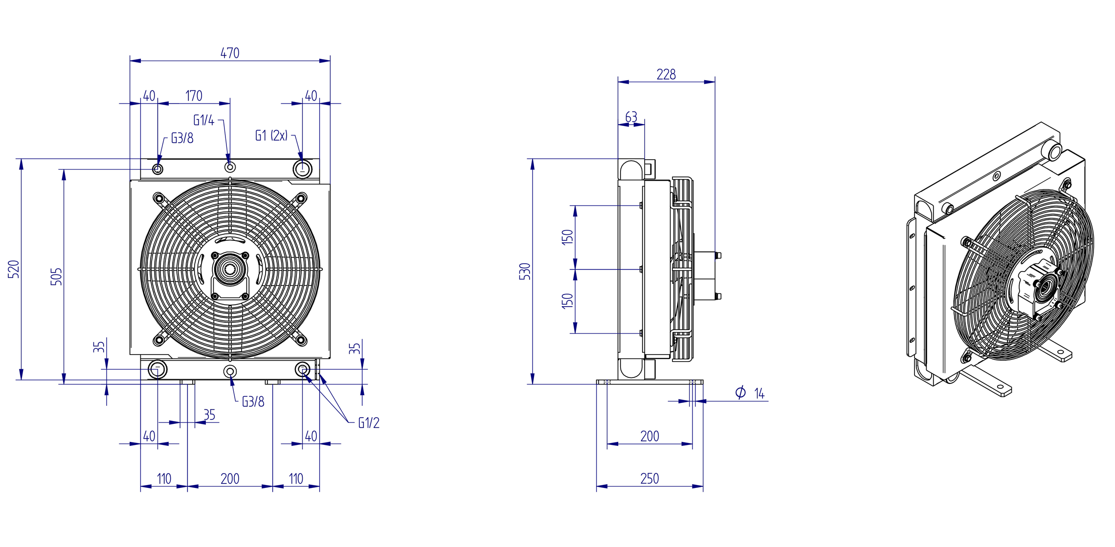 HY21005 AIR-OIL HEAT EXCHANGERS Oesse